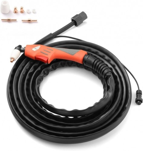 Portable 4m Cable Plasma Cutting Torch P31 40A With 2 Socket Pins